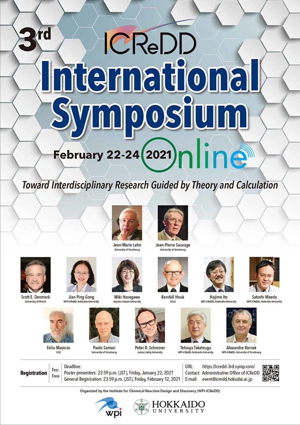 Symposium: 3rd ICReDD International Symposium – ICReDD: Institute for Chemical Reaction Design ...
